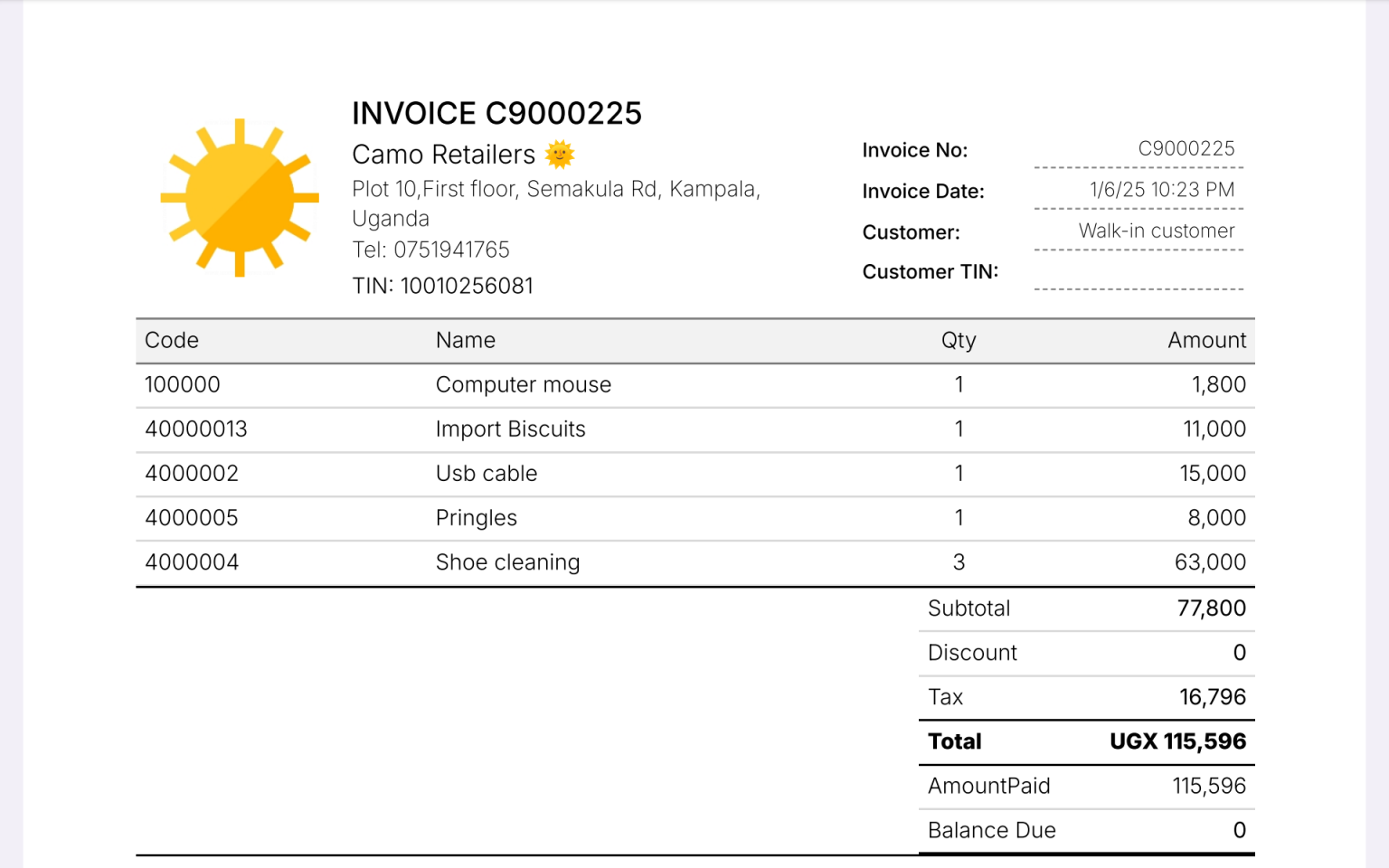 How to Print Sales Order/Invoice in Ficos for Shop Owners